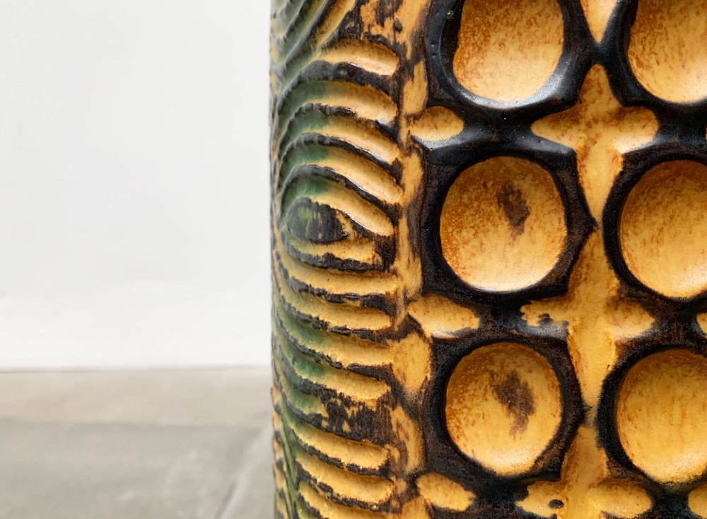 Brutalistische deutsche Mid-Century Bodenvase von Dümler & Breiden ...