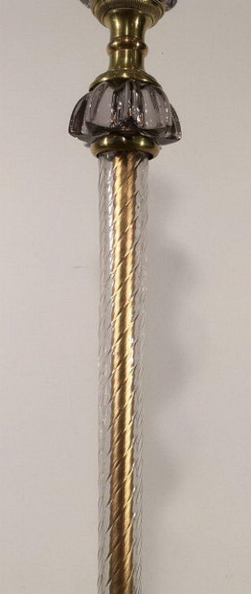 Murano Glass Parquet Floor Lamp attributed to Barovier & Toso, 1940s ...