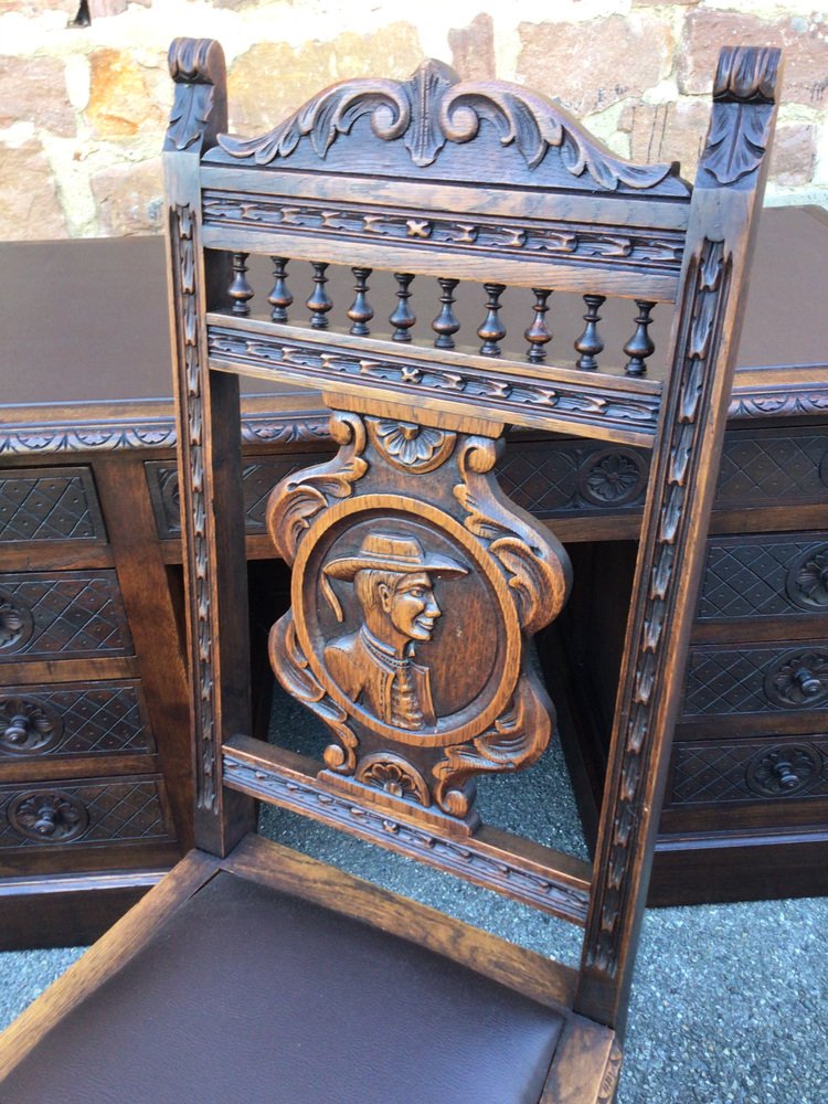 French Breton Desk, 1890s - 1900s for sale at Pamono