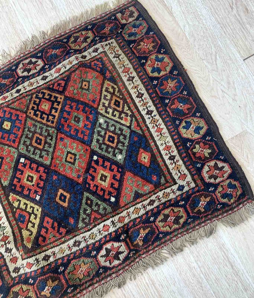 Kurdish Handmade Rug, 1880s for sale at Pamono