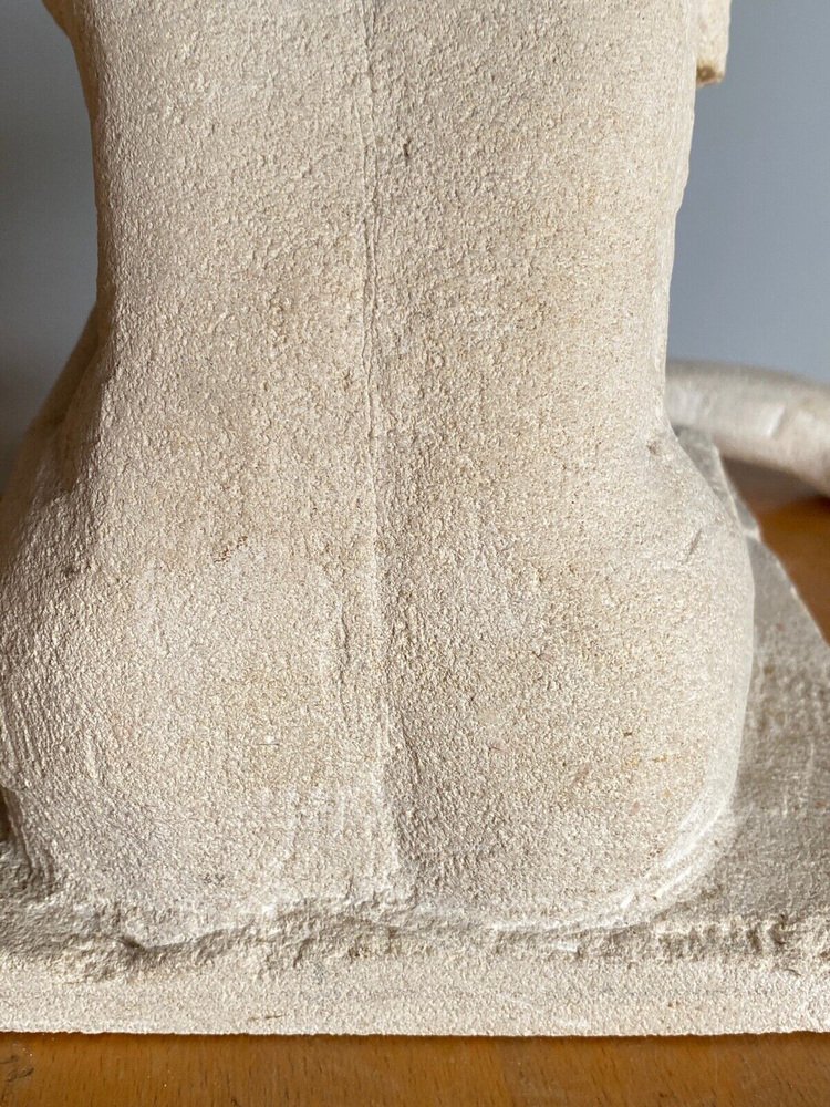 Woman Crouching Sculpture, 1970s, Concrete for sale at Pamono