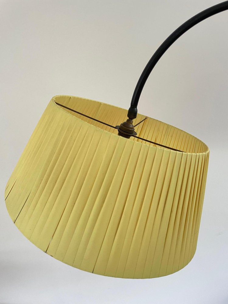 Vintage Wrought Iron French Floor Lamp with Magazine Holder, 1960s for ...