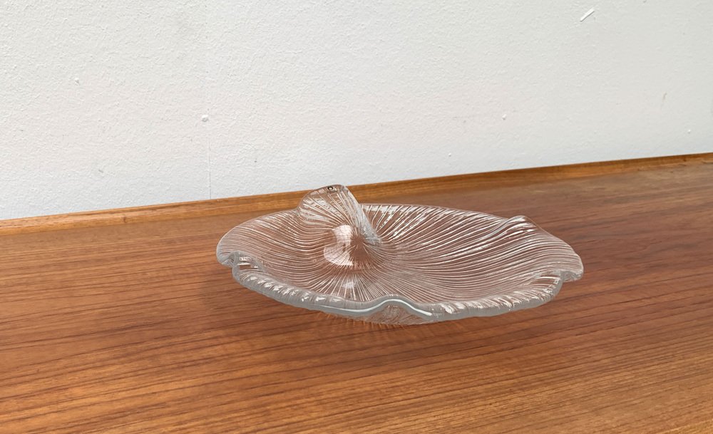 Vintage Swedish Glass Bowl from Pukeberg Glass, 1970s for sale at Pamono