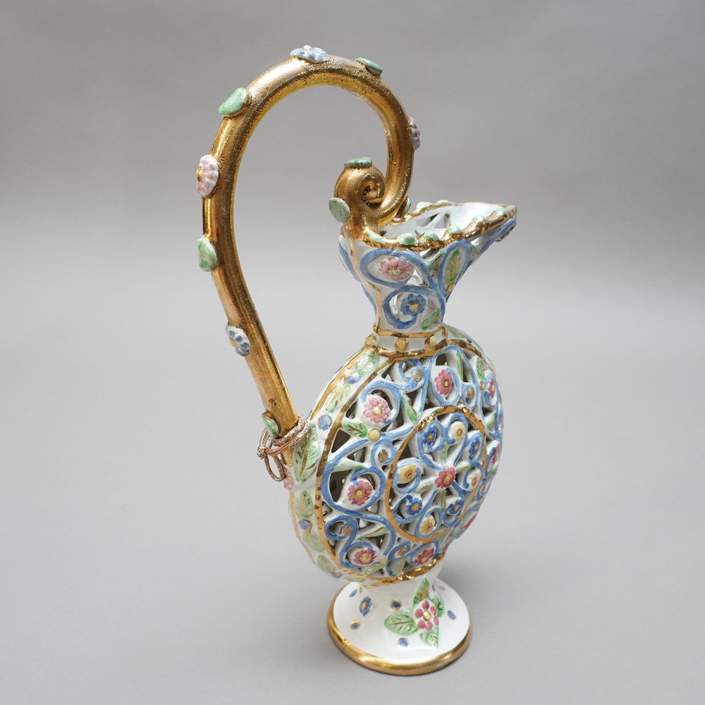 Vintage Handle Jug from Guerrieri Murano Krug, 1950s for sale at Pamono