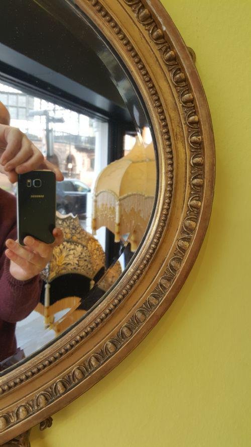 Adam Revival Giltwood & Gesso Mirror, 1890s for sale at Pamono