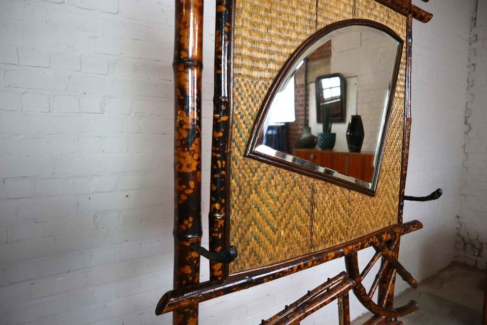 Antique Bamboo Hall Stand for sale at Pamono