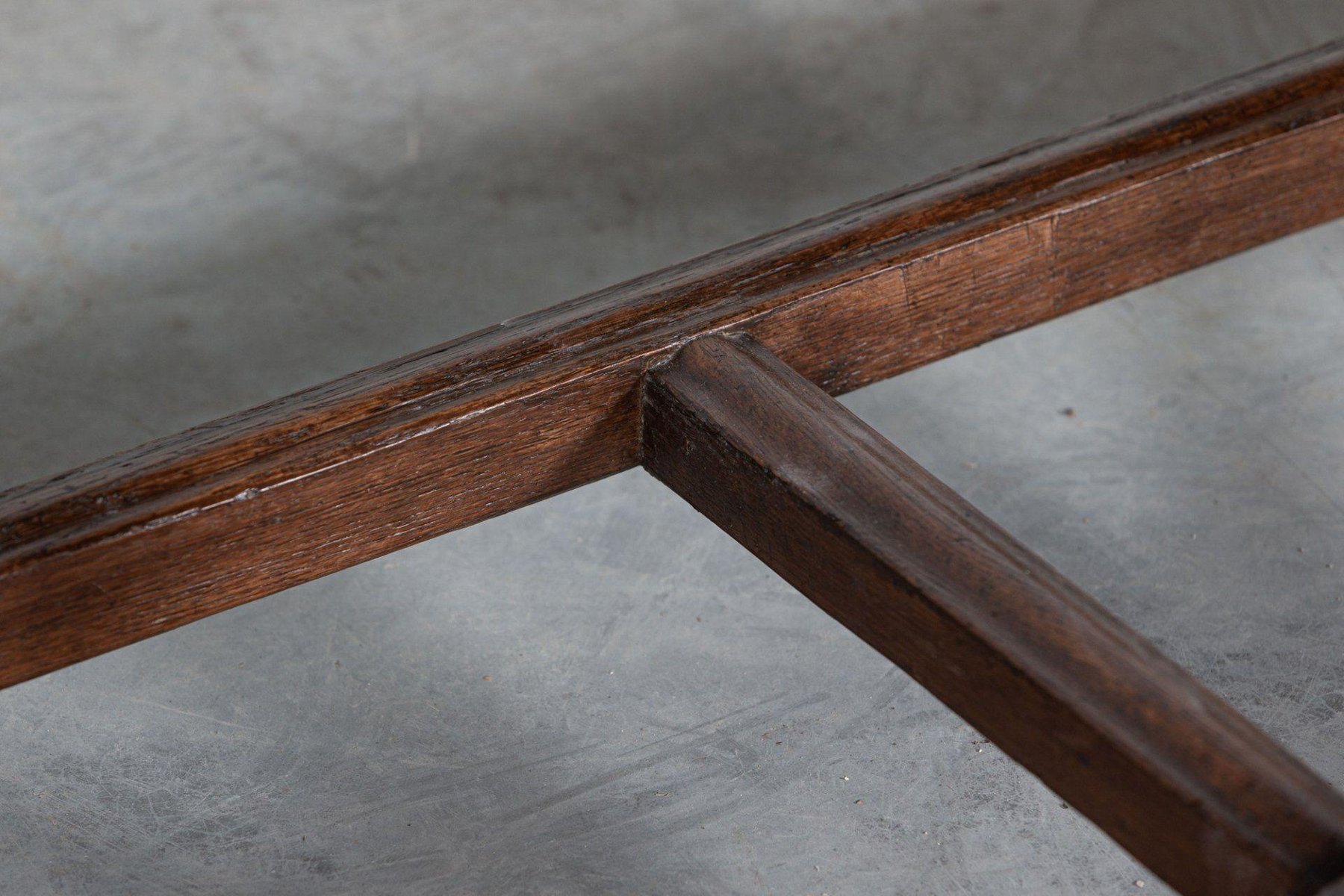 Antique English Bank Cashiers Table in Oak, 1890 for sale at Pamono