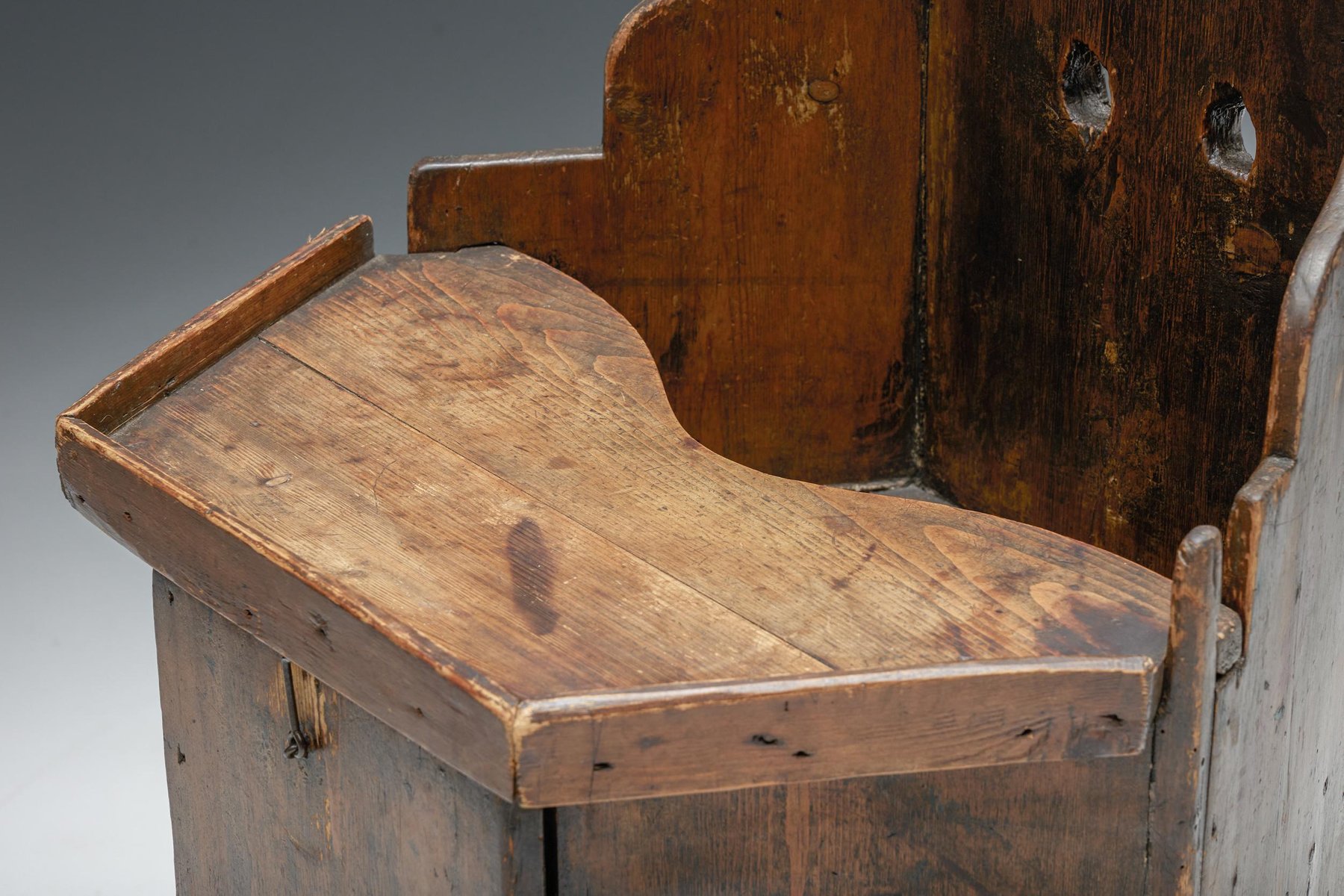 Vintage Robust Children's Chair in Wood for sale at Pamono