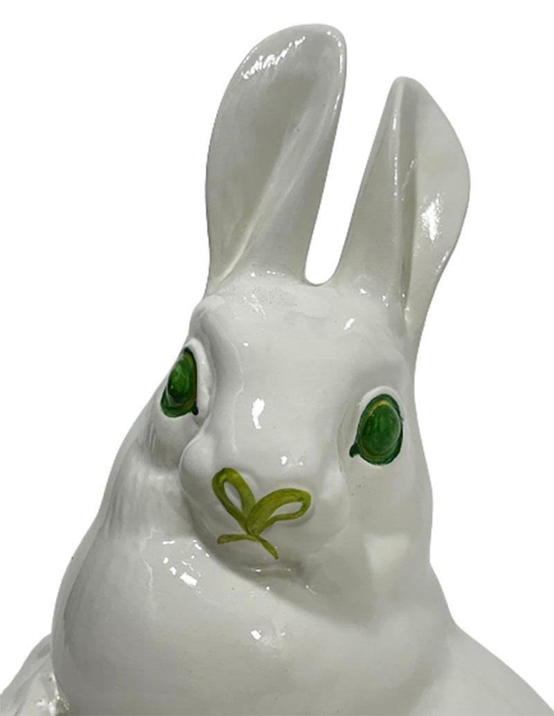 Mid-Century Rabbit Figure in Ceramic by Ronzan for sale at Pamono