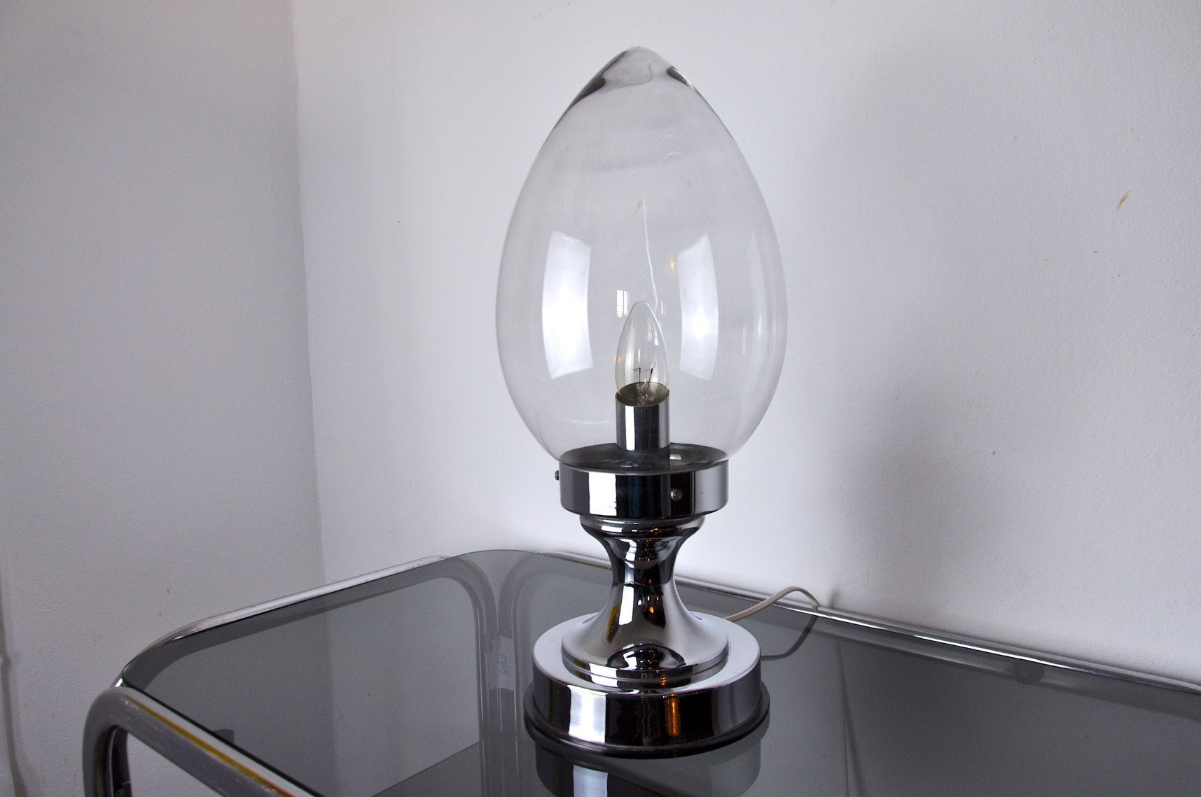Murano Glas Membran Lampen, Italien, 1960er, 2er Set bei Pamono kaufen