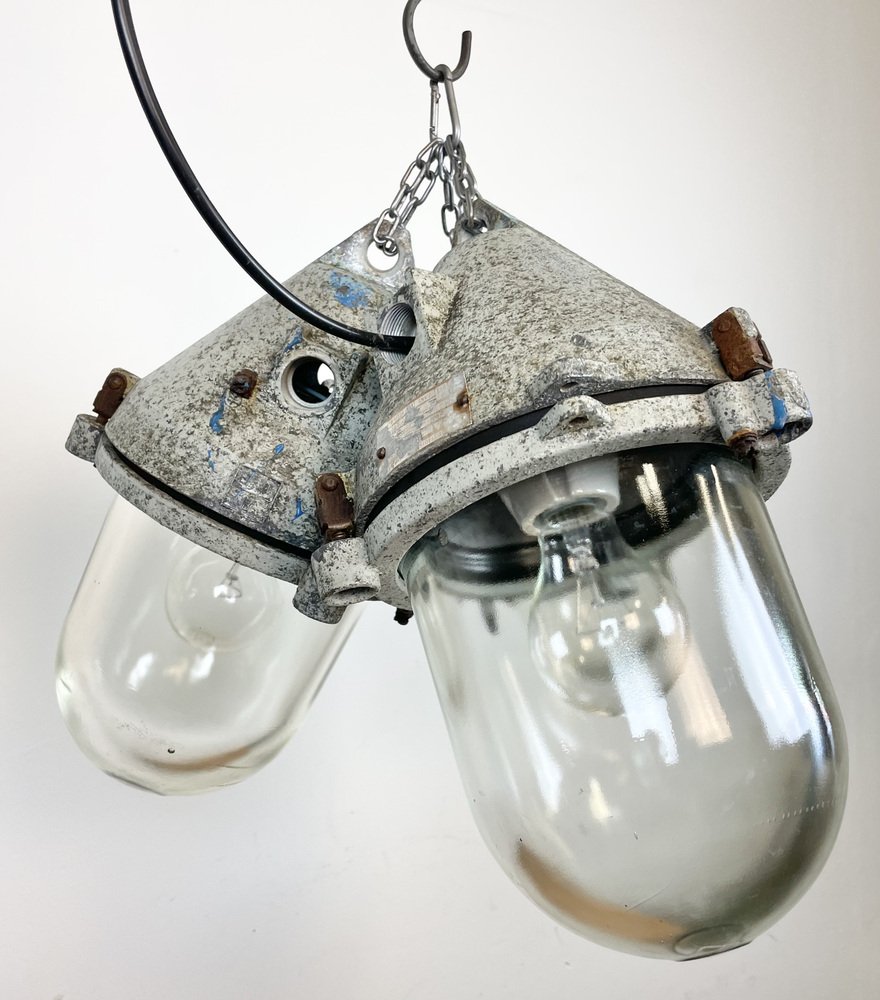 Industrial Explosion Proof Pendant Light from Elektrosvit, 1970s for ...