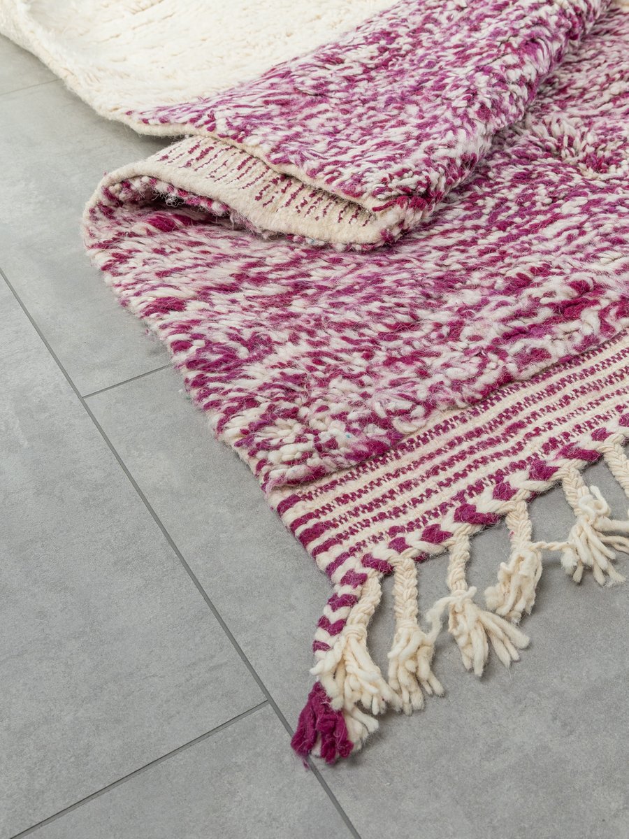Wool Model Abstraction Berber Rug for sale at Pamono