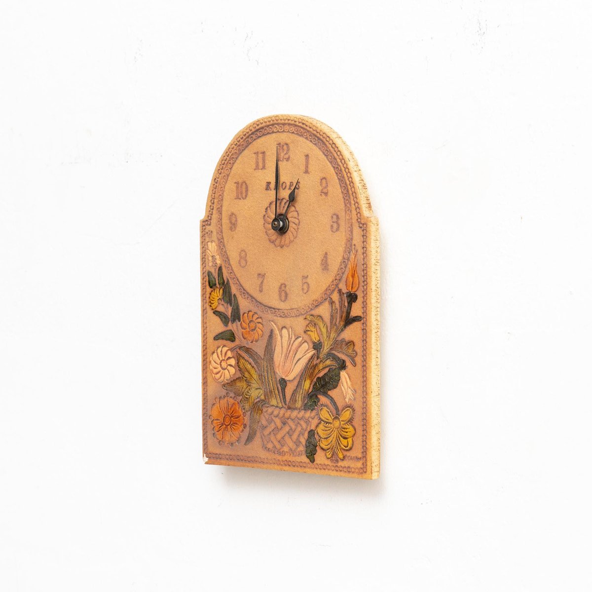 Wall Mounted Ceramic Clock from Roger Capron, 1960s for sale at Pamono