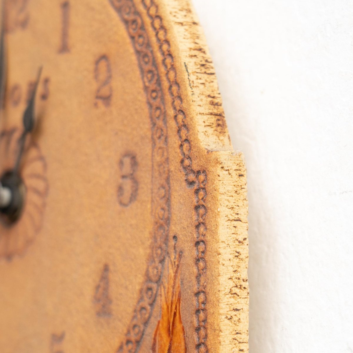 Wall Mounted Ceramic Clock from Roger Capron, 1960s for sale at Pamono