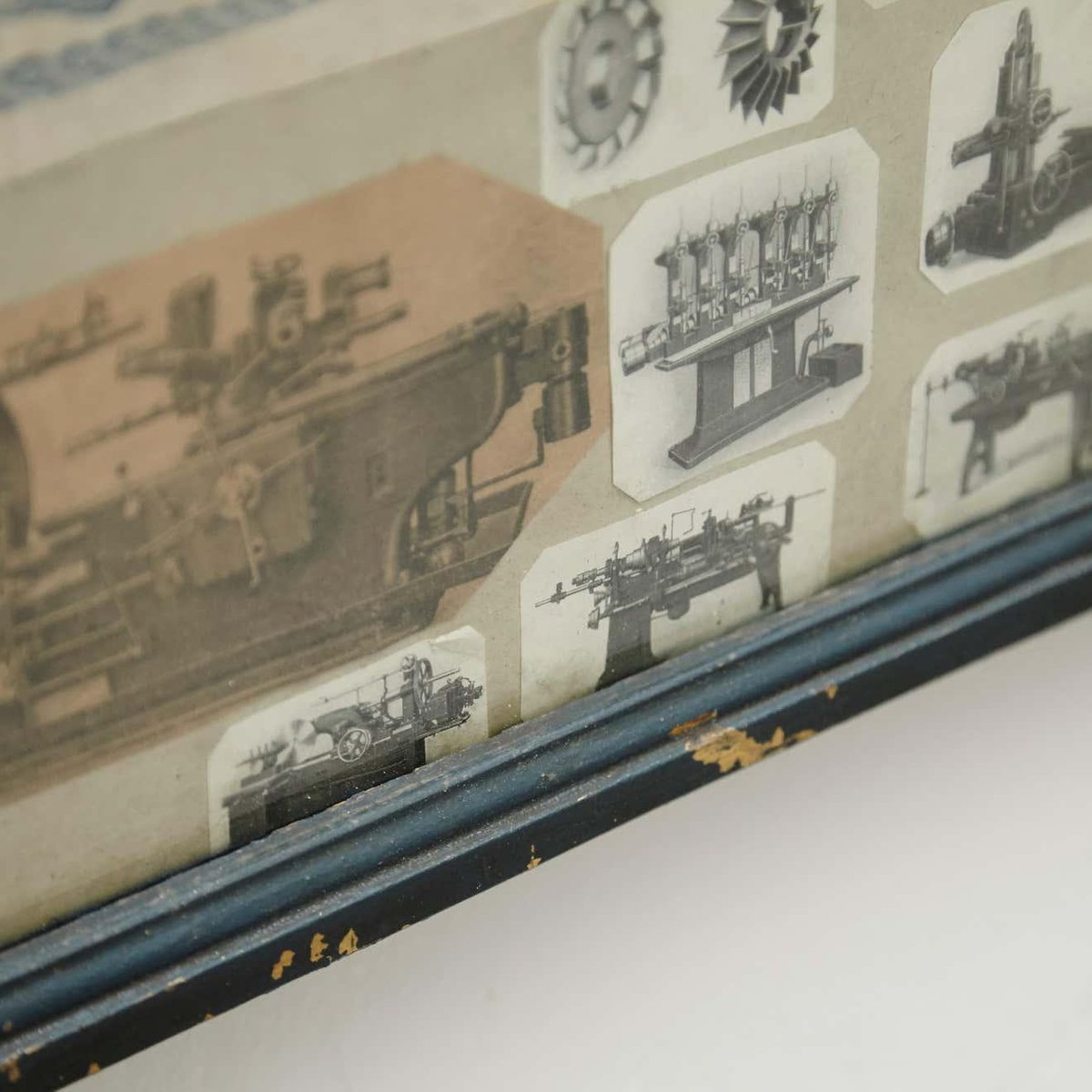 French Artist, Antique Machines Composition, Early 20th Century ...