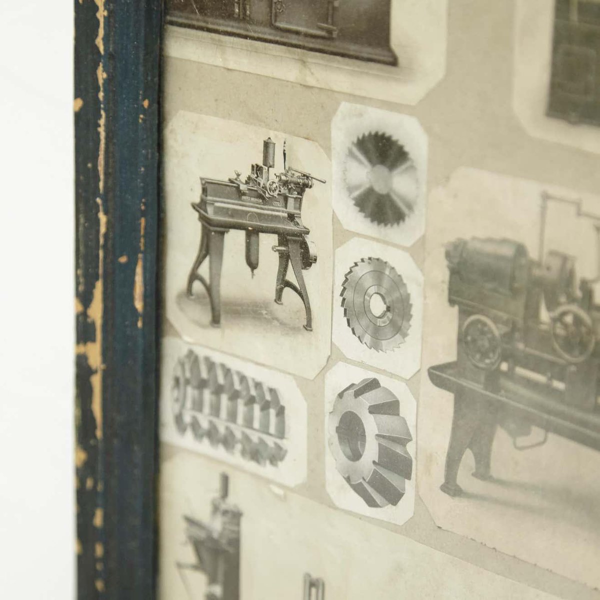 French Artist, Antique Machines Composition, Early 20th Century ...