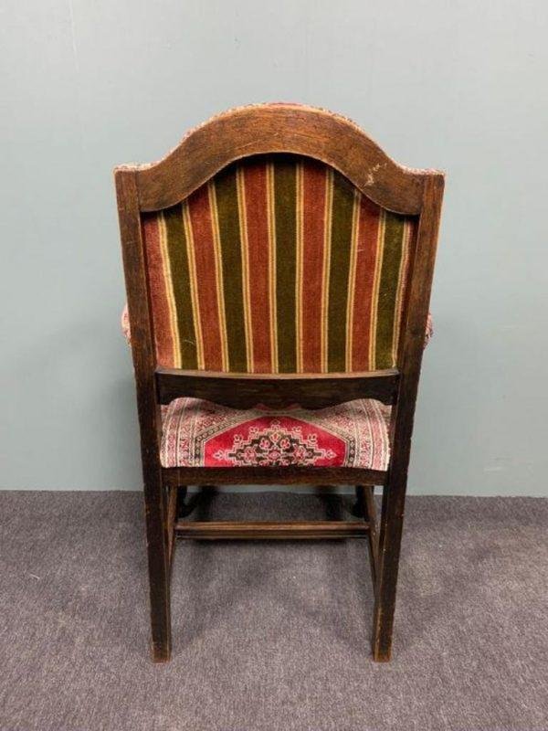 Antique Dutch Red Armchair for sale at Pamono