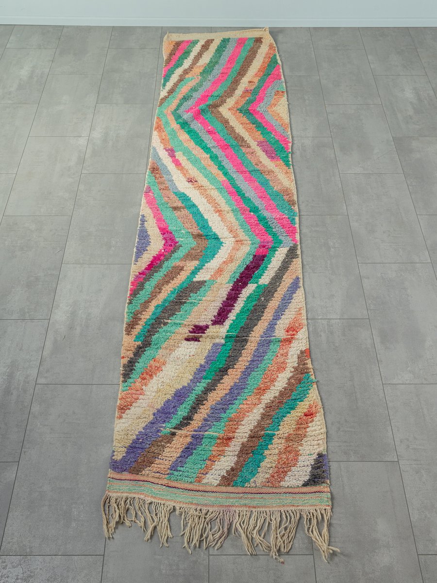Vintage Berber Runner Rug Carpet, 1980s for sale at Pamono