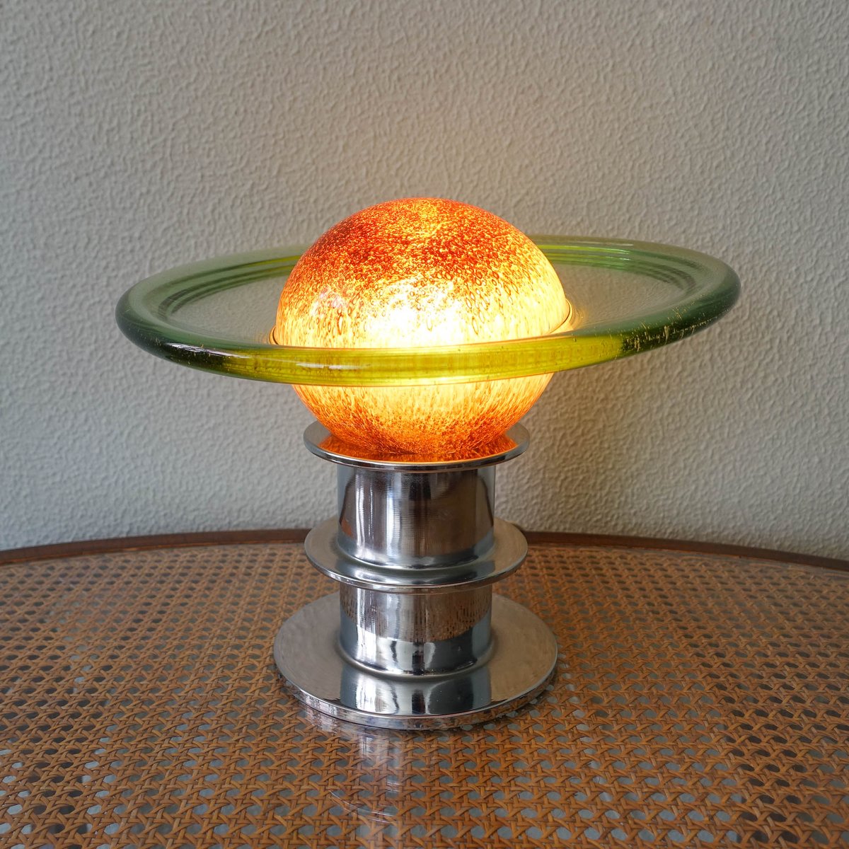 Space Age Saturn Table Lamp, 1970s for sale at Pamono
