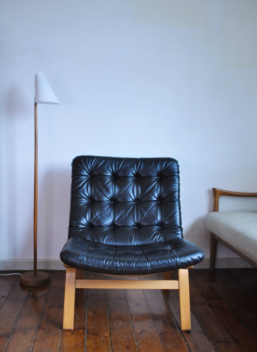 Dänischer moderner Ledersessel von Farstrup Møbler, 1970er bei Pamono ...