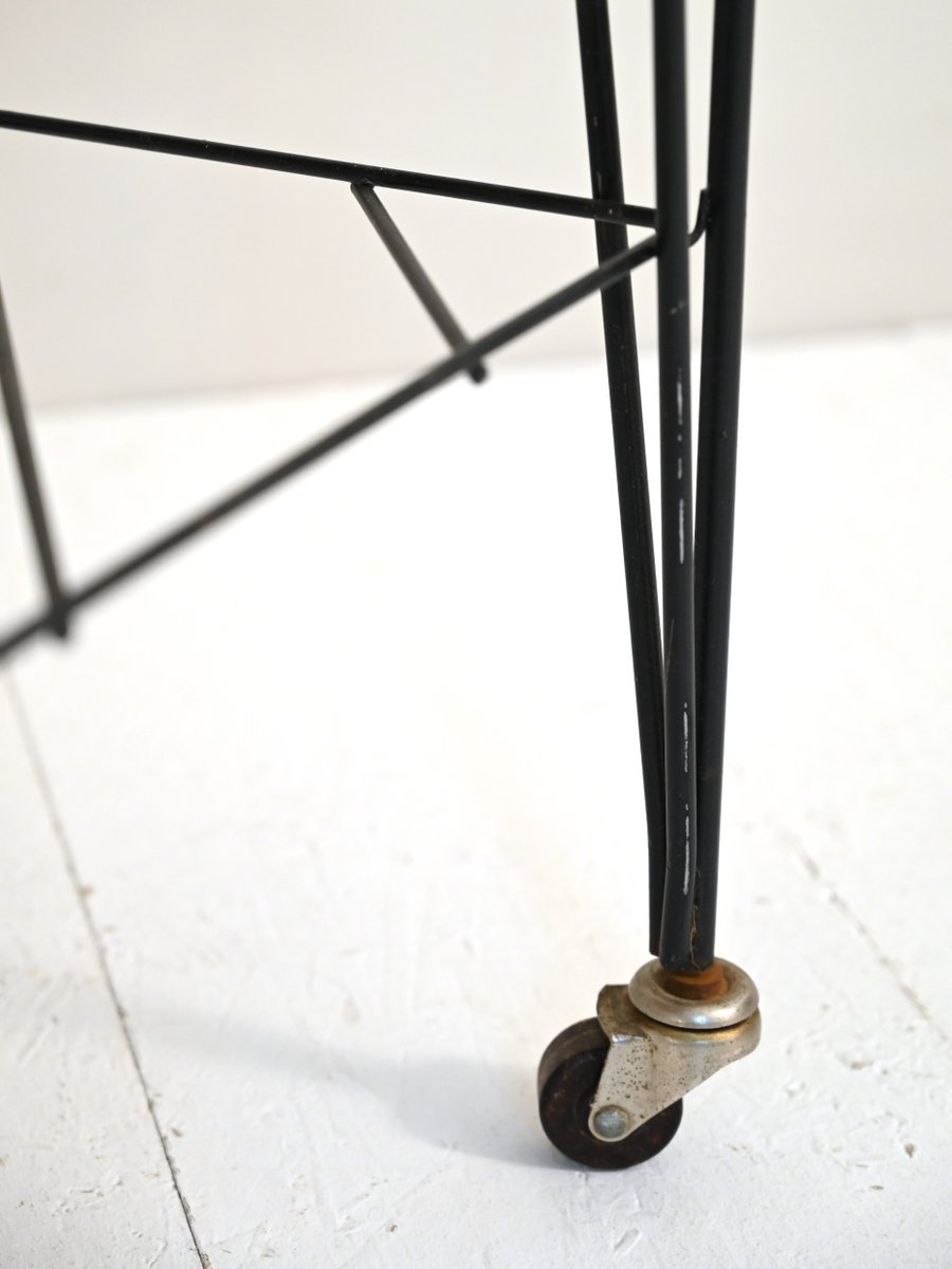 Vintage Scandinavian Metal Structure Table, 1960s for sale at Pamono