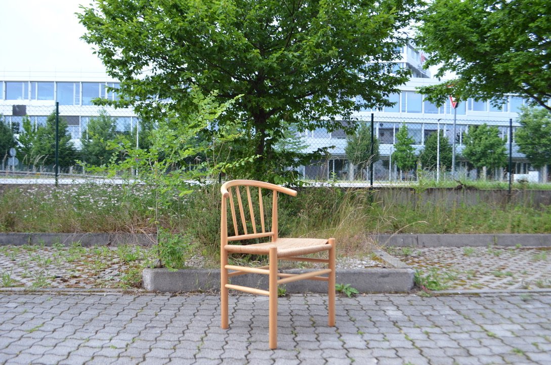 Modern Danish Model J-151Beech Dining Chair by Erik Ole Jorgensen for ...