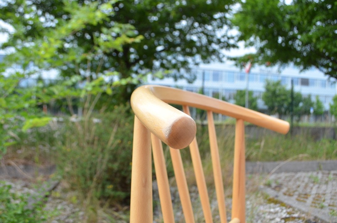 Modern Danish Model J-151Beech Dining Chair by Erik Ole Jorgensen for ...