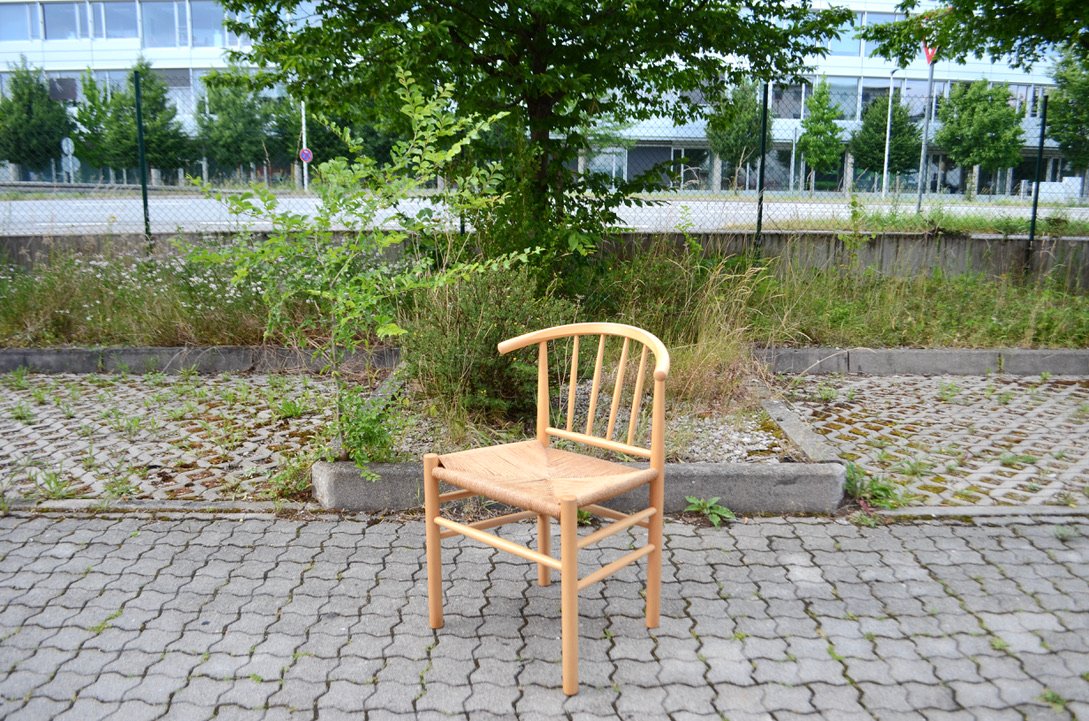 Modern Danish Model J-151Beech Dining Chair by Erik Ole Jorgensen for ...