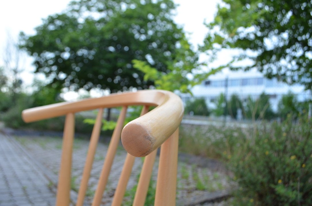 Modern Danish Model J-151Beech Dining Chair by Erik Ole Jorgensen for ...