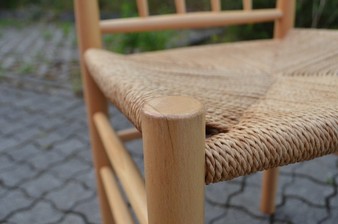 Chaise de Salle à Manger Modèle J-151 en Hêtre par Erik Ole Jorgensen ...