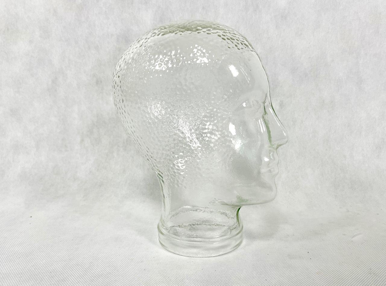 Vintage German Glass Head, 1970s for sale at Pamono