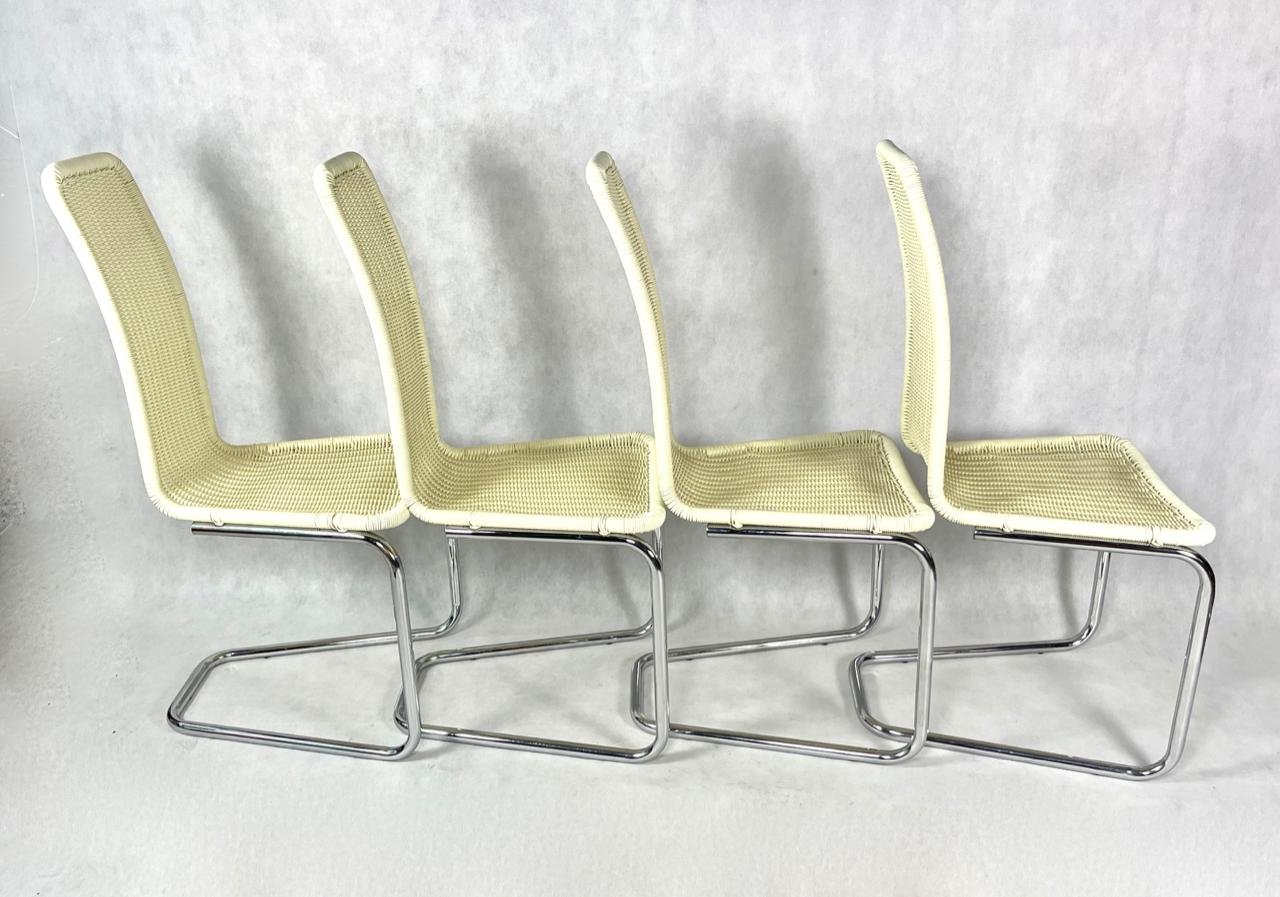 Dining chairs in the style of Tecta, Set of 4 for sale at Pamono