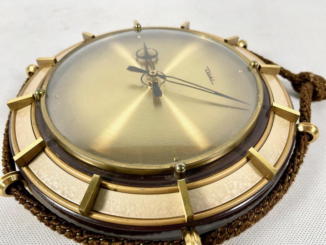Vintage Wall Clock from Diehl, 1940s for sale at Pamono