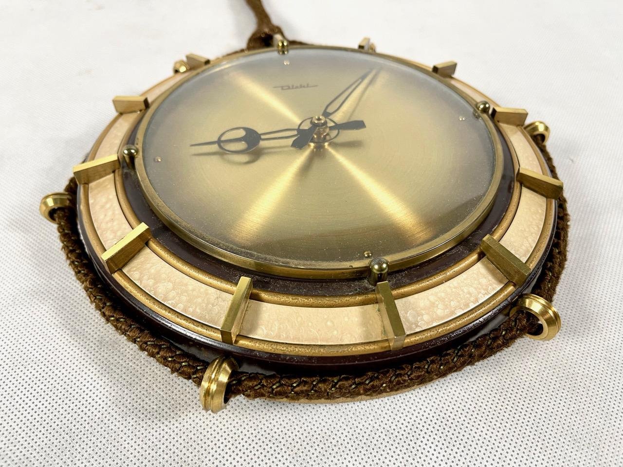 Vintage Wall Clock from Diehl, 1940s for sale at Pamono