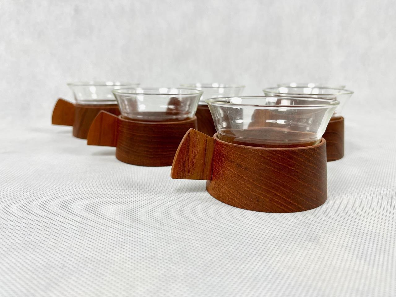 Tea Set by Schott & Gen Mainz, 1970s, Set of 6 for sale at Pamono