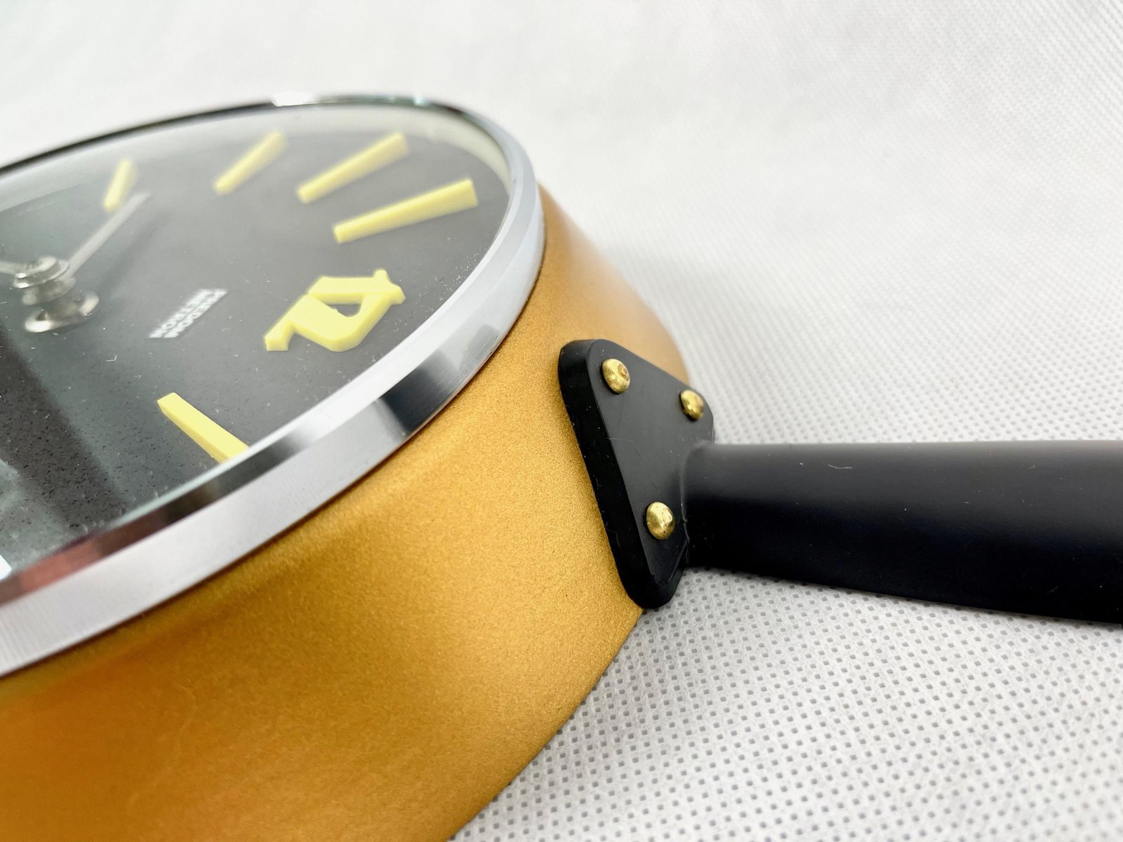 Vintage Polish Frying Pen Wall Clock from Predom Metron, 1975 for sale ...