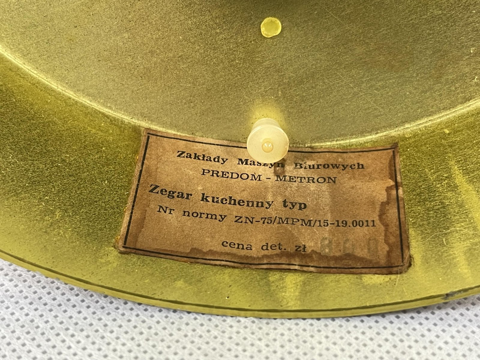 Vintage Polish Frying Pen Wall Clock from Predom Metron, 1975 for sale ...