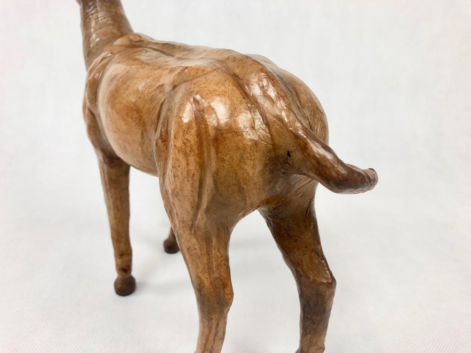 Vintage Leather Antelope Figure, 1960s for sale at Pamono