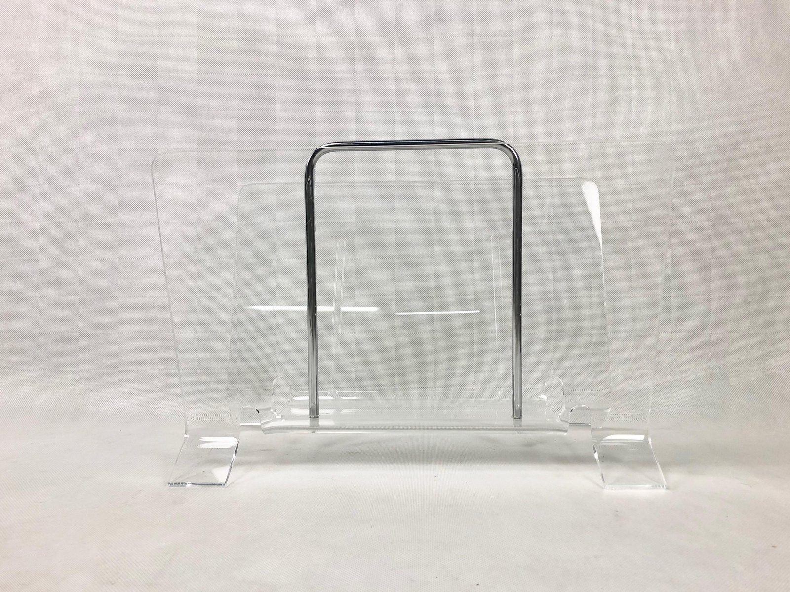 Acrylic Glass Magazine Rack, 1980s for sale at Pamono