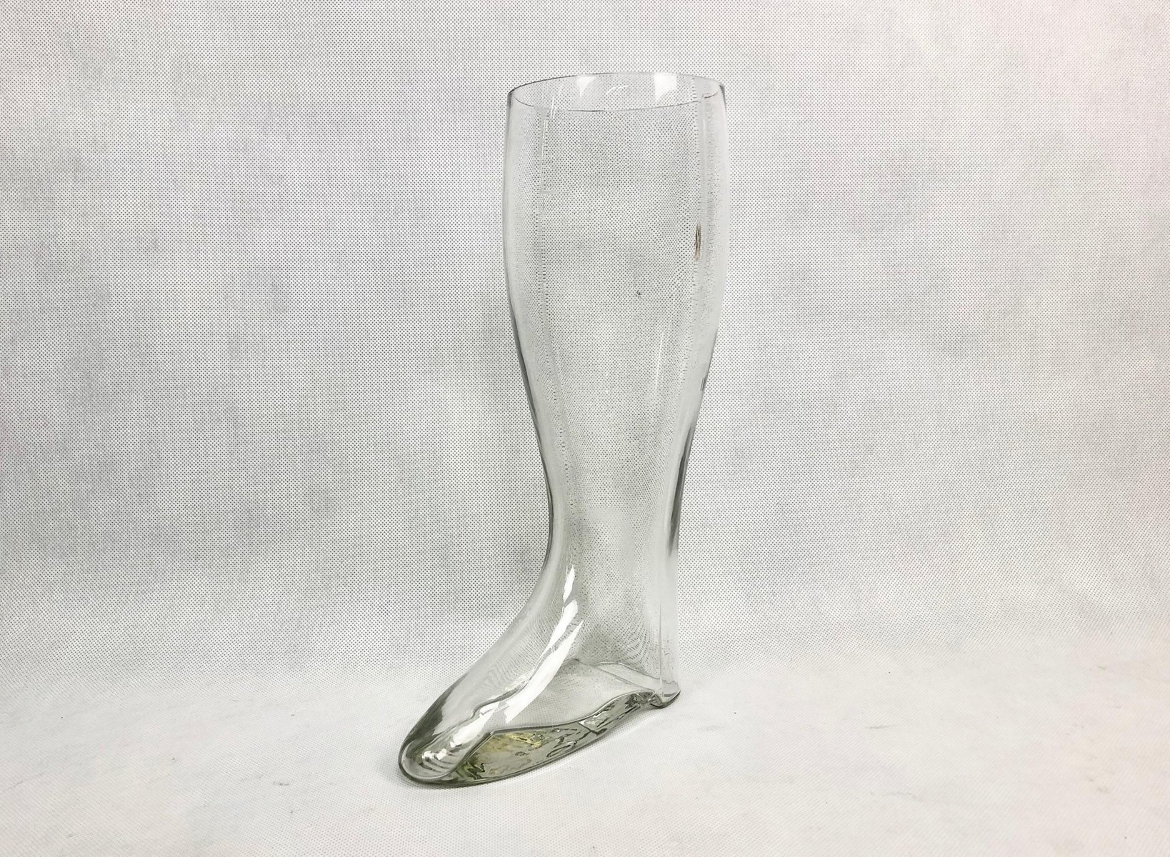 Antique Large 2 Liter Glass Beer Boot, 1900s for sale at Pamono