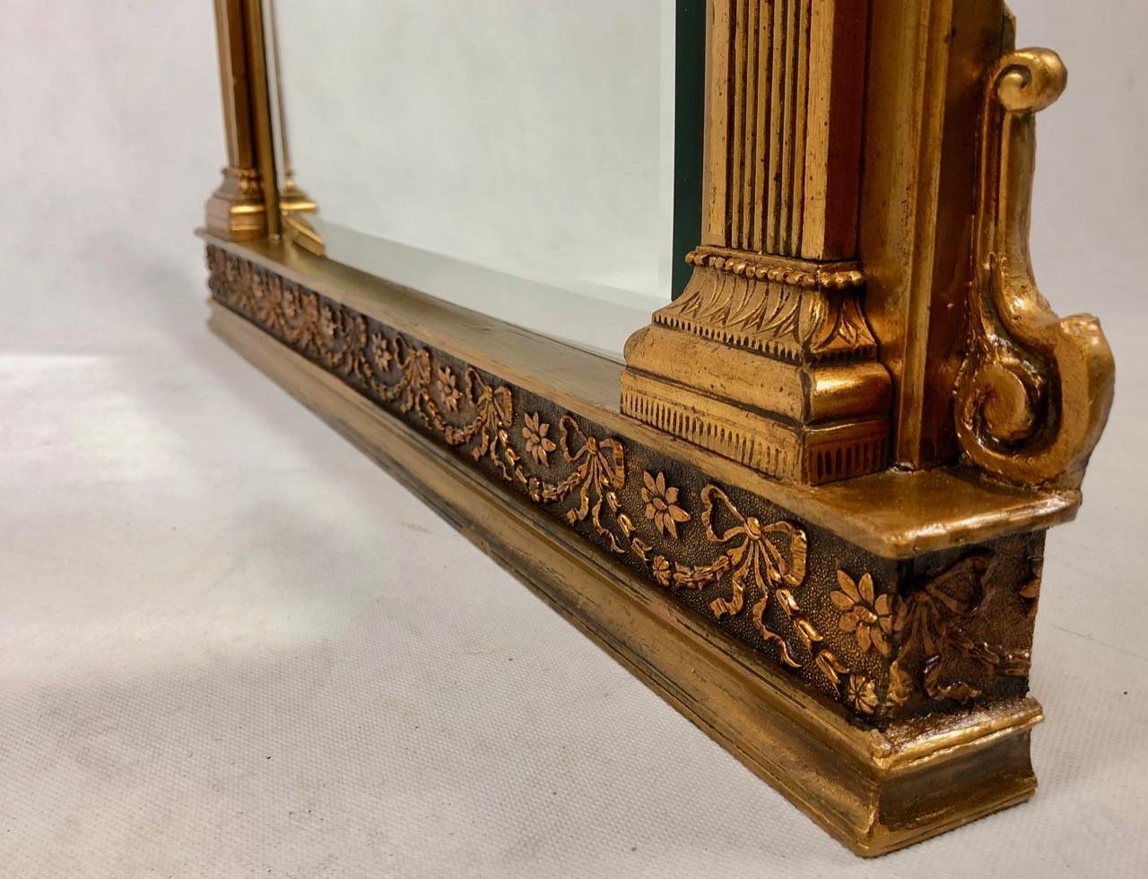 Crystal Mirror in Column Frame for sale at Pamono