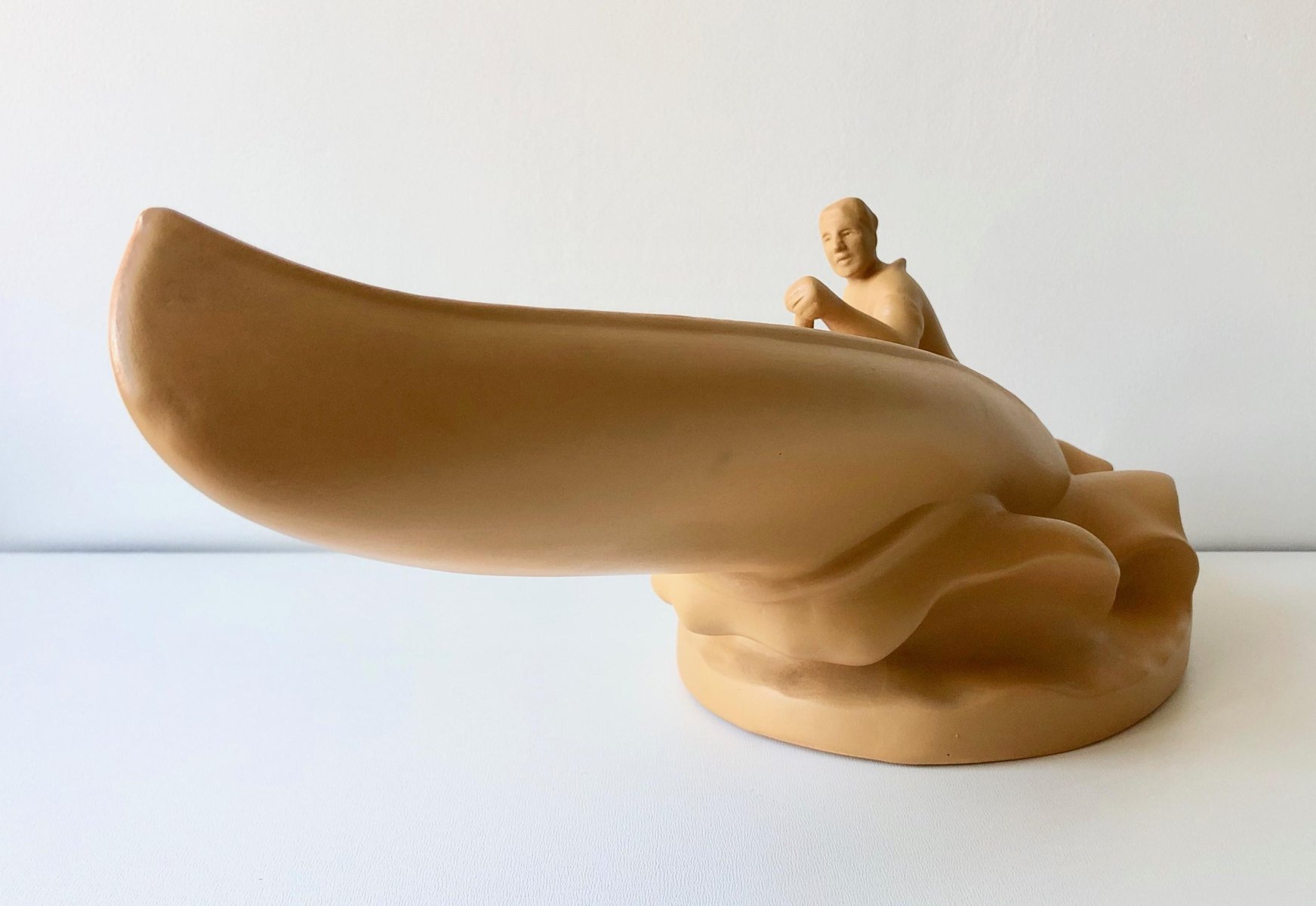 Rower Statue from Jihokera Bechyně, 1950s for sale at Pamono