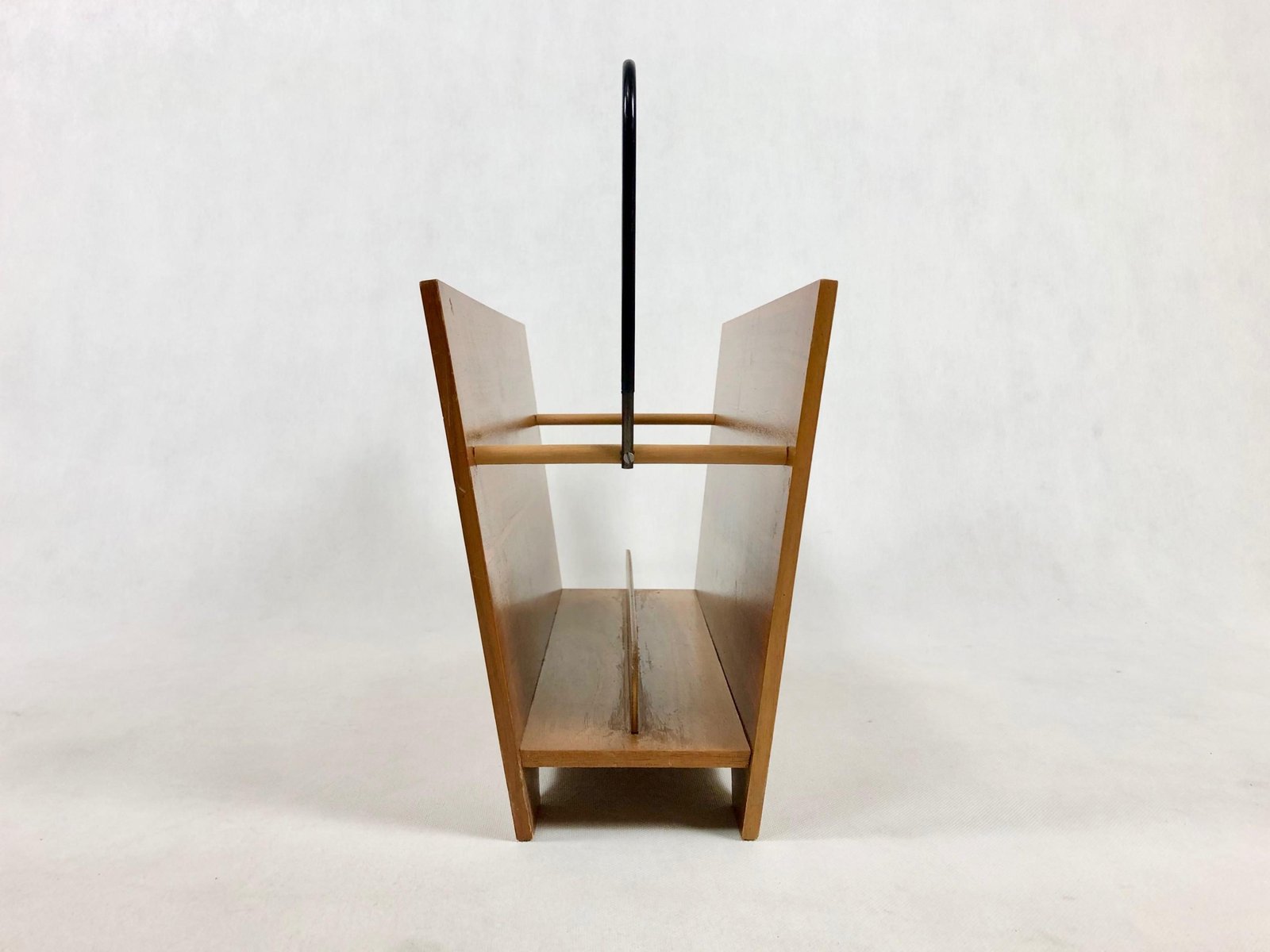 Danish Teak Magazine Rack, 1980s for sale at Pamono