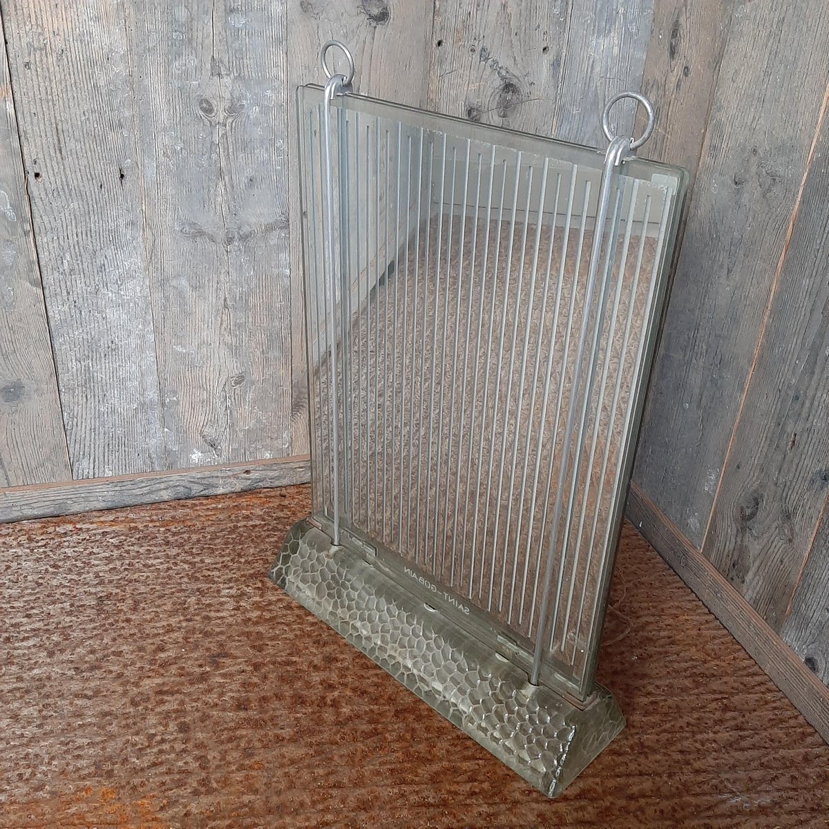 Art Deco French Glass Radiator attributed to Rene Coulon for Saint ...