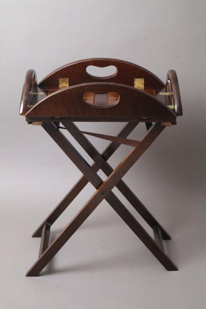 Folding Serving Tray Side Table for sale at Pamono