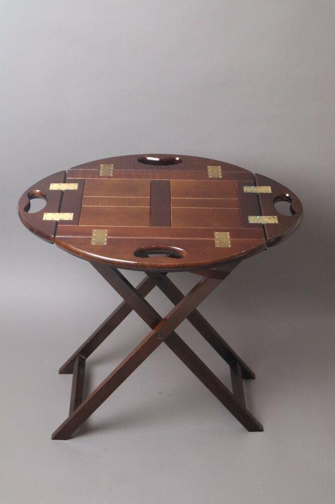 Folding Serving Tray Side Table for sale at Pamono