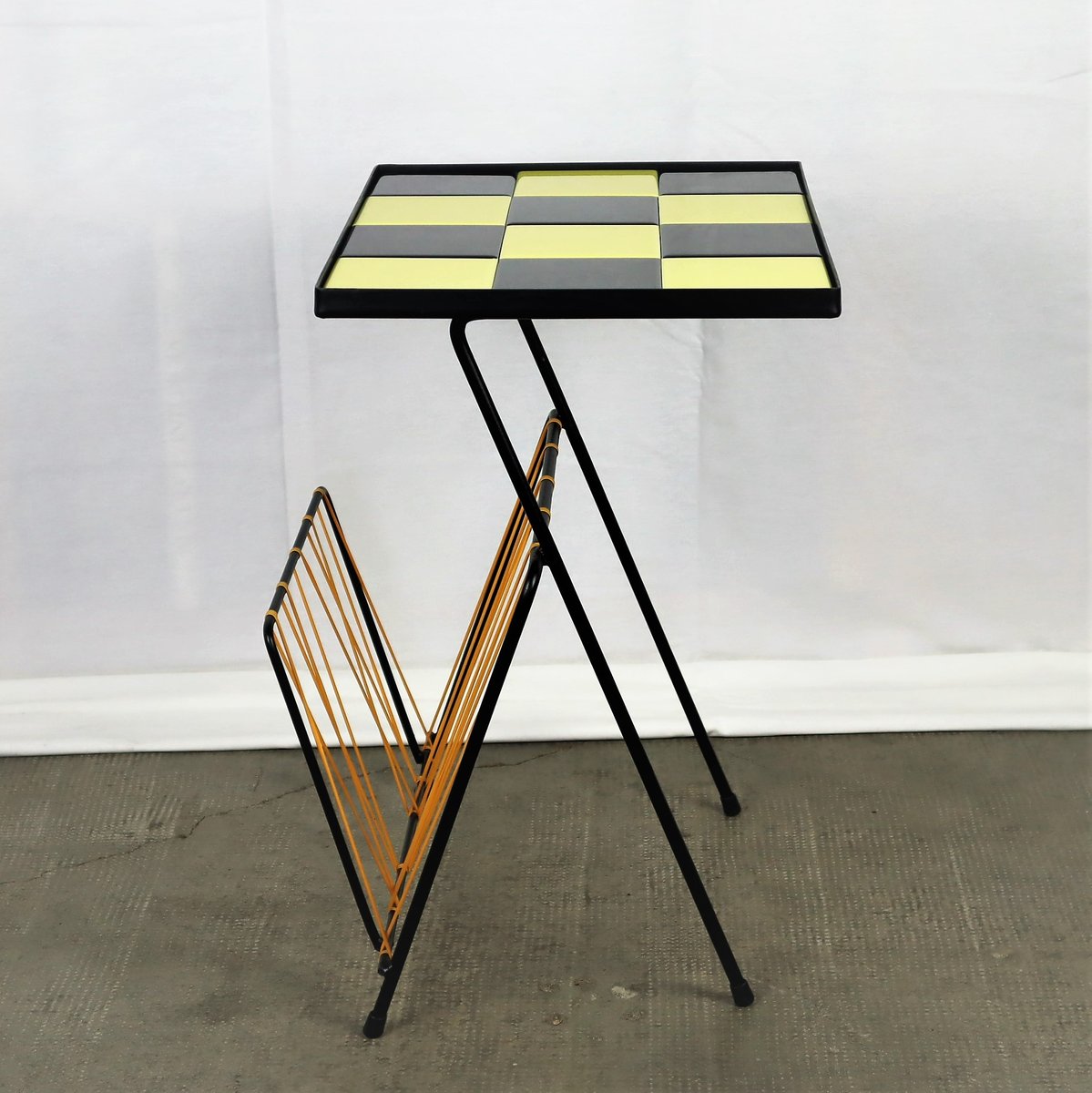 Checkered Side Table, 1960s for sale at Pamono