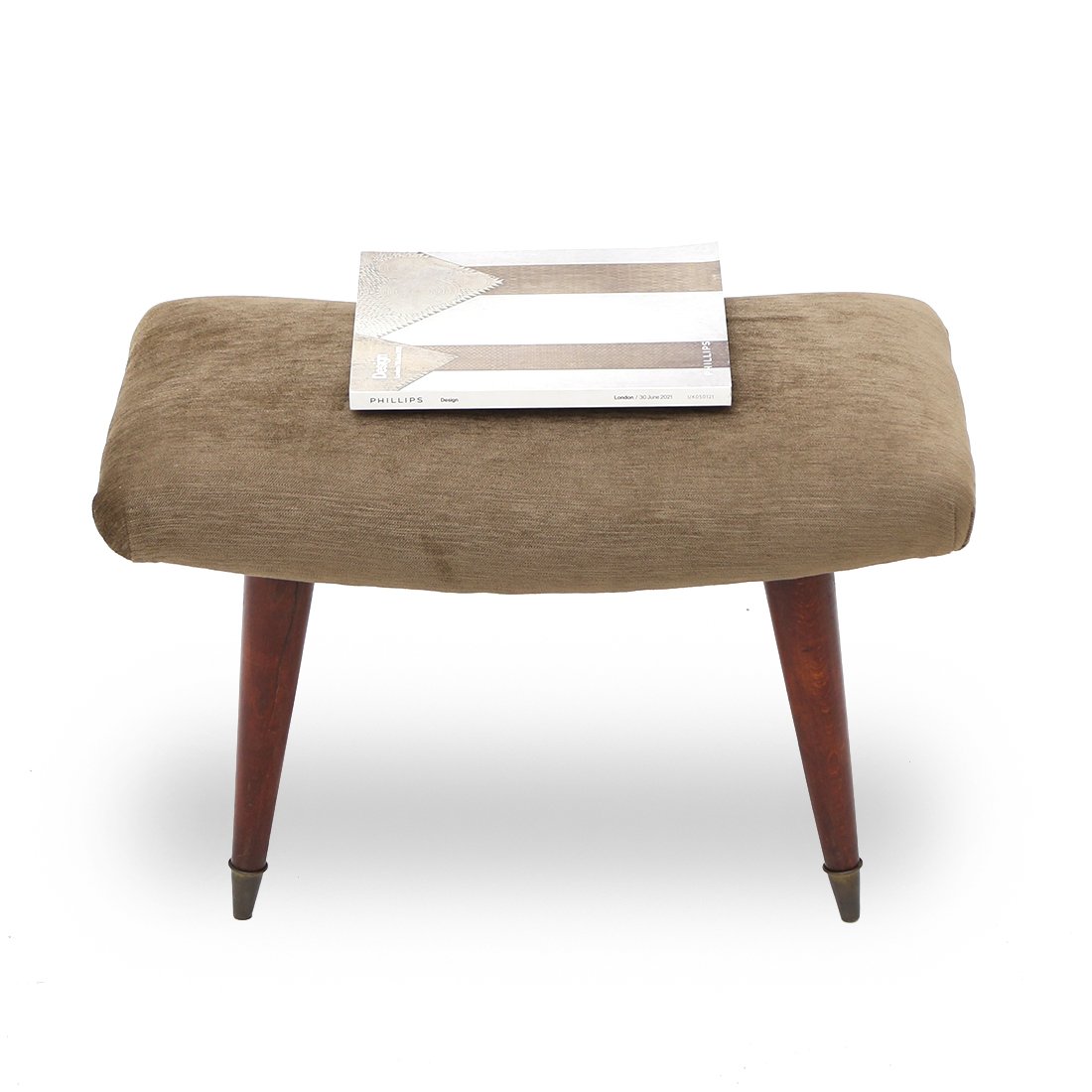 Stool with Spiked Feet, 1950s for sale at Pamono