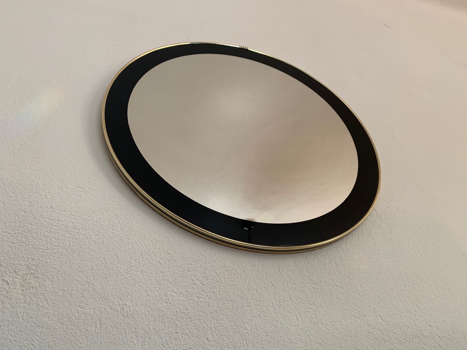 Mid-Century Mirror with Metal Frame, 1960s for sale at Pamono