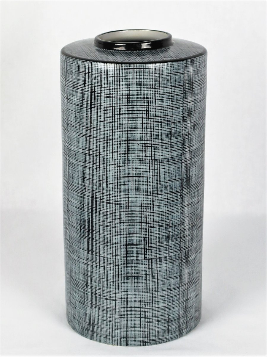 Black & Gray Black Porcelain Tube from François Bernard, 1990s for sale ...